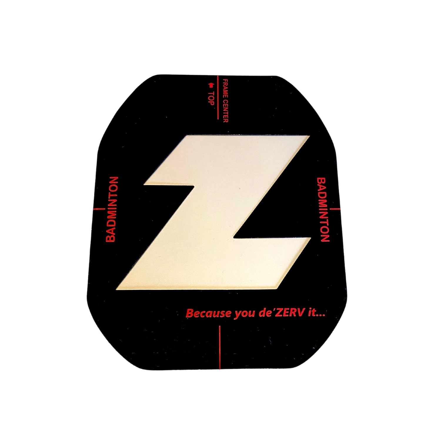 ZERV Badminton Logo Skabelon - ZERV